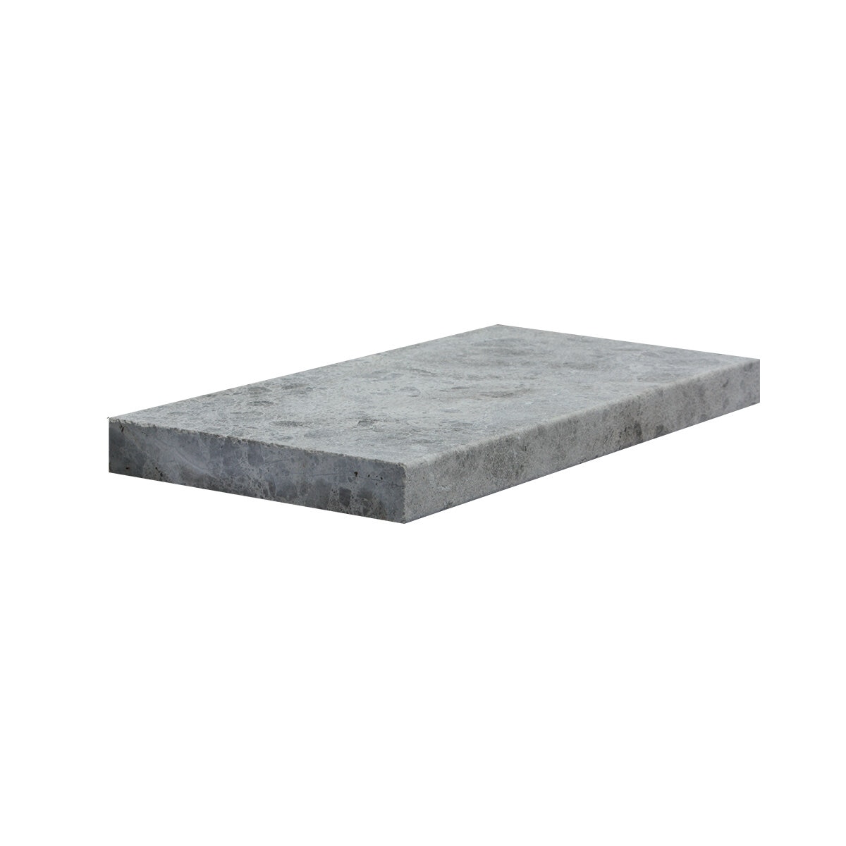 Solstice Coping Tundra Gray Marble Leathered Finish Modern Edge 1 Long ...