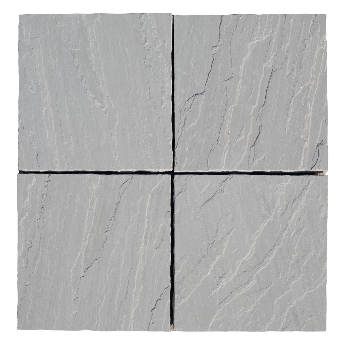 Solstice Dimensional SW Grey Sandstone Hand Cut 7/8 in. x 12 in. x 12 ...