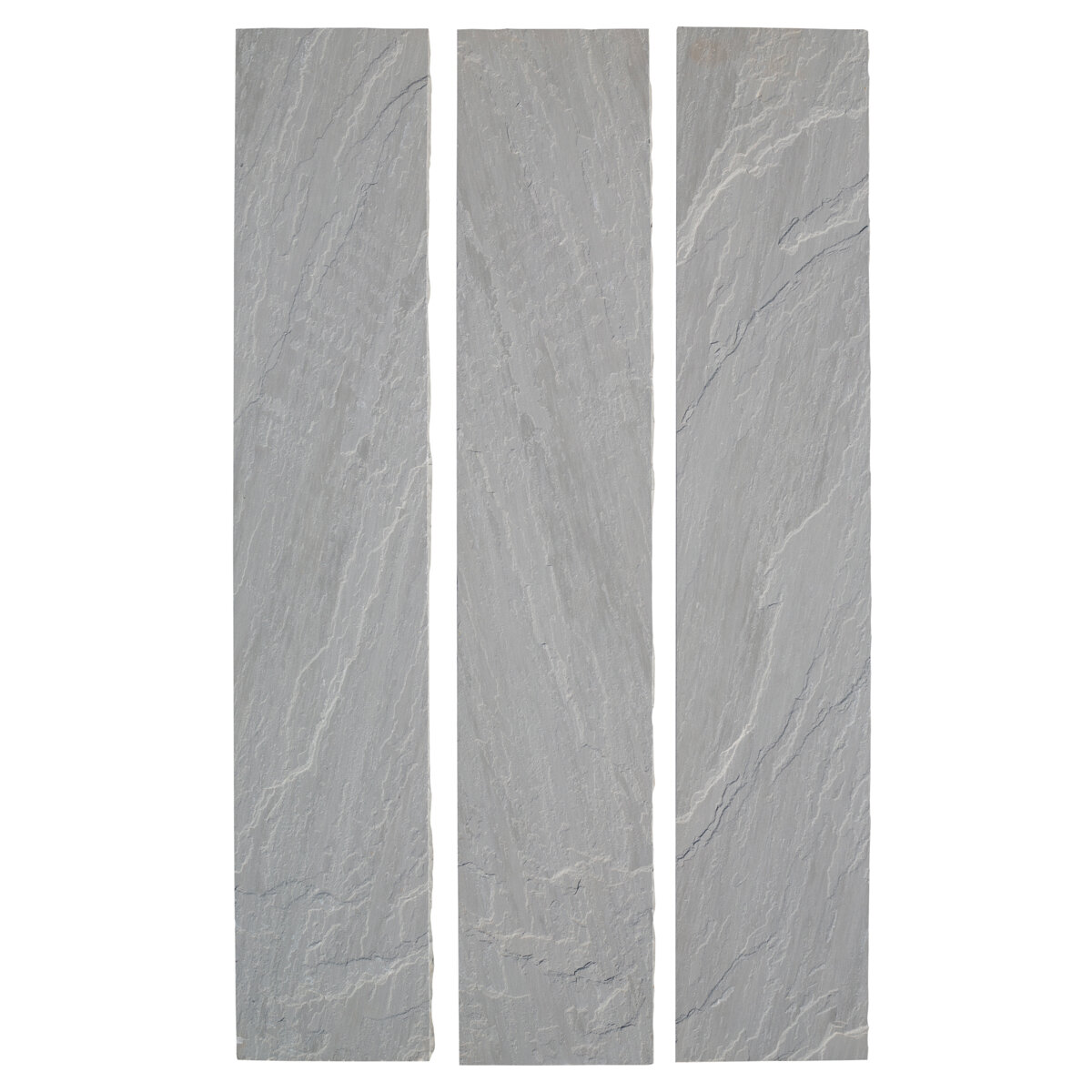 Solstice Tread Castle Gray Sandstone Rockface 1 Long 2 in. x 18 in. x ...