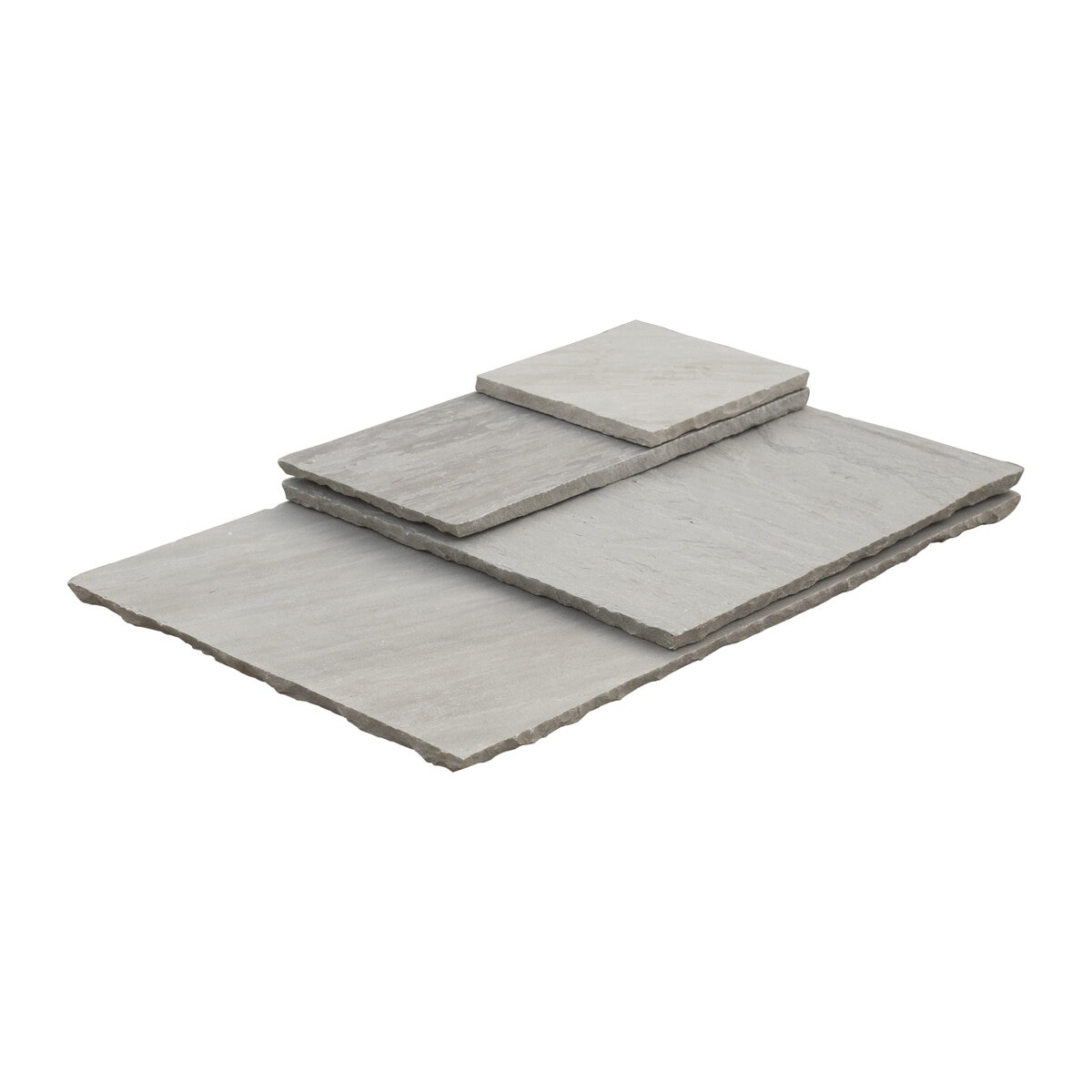 Solstice Dimensional SW Grey Sandstone Hand Cut 4 pc. Patio Pack 7/8 in ...
