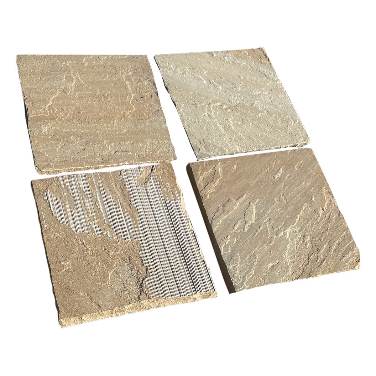 Solstice Dimensional SW Buff Sandstone Hand Cut 7/8 in. x 12 in. x 12 ...