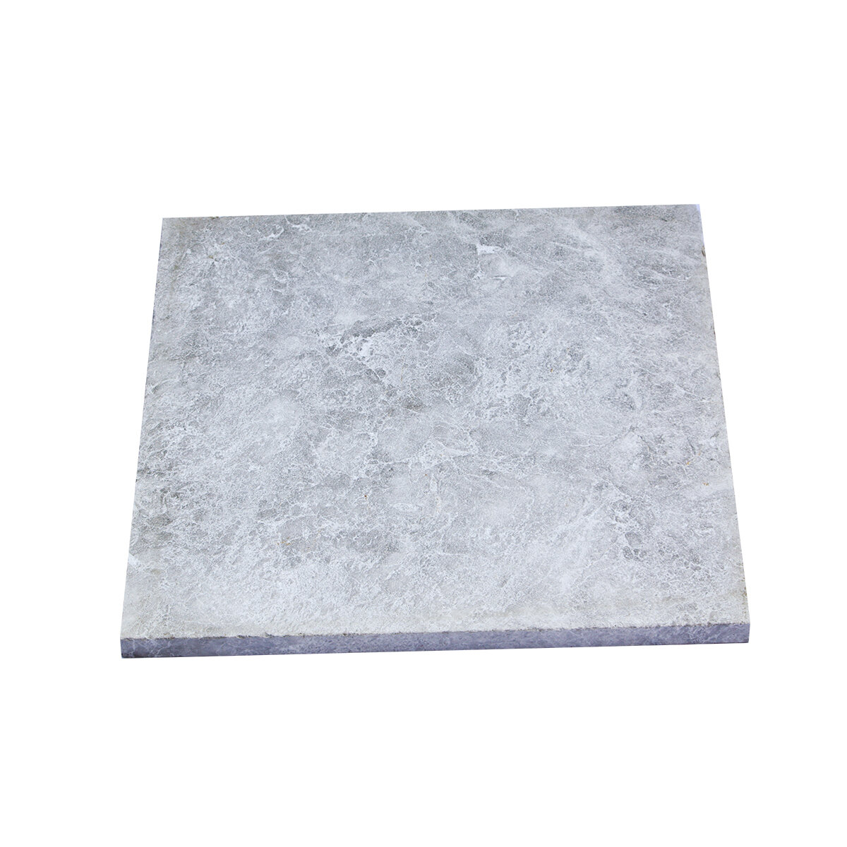 Solstice Dimensional Tundra Gray Marble Leathered Finish 1 3/16 in. x ...