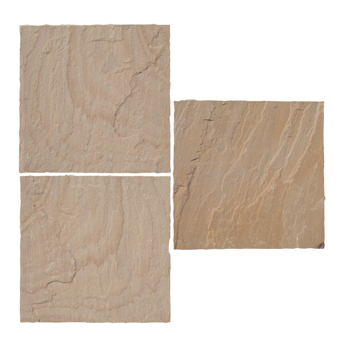 Solstice Dimensional SW Buff Sandstone Hand Cut 7/8 in. x 24 in. x 24 ...