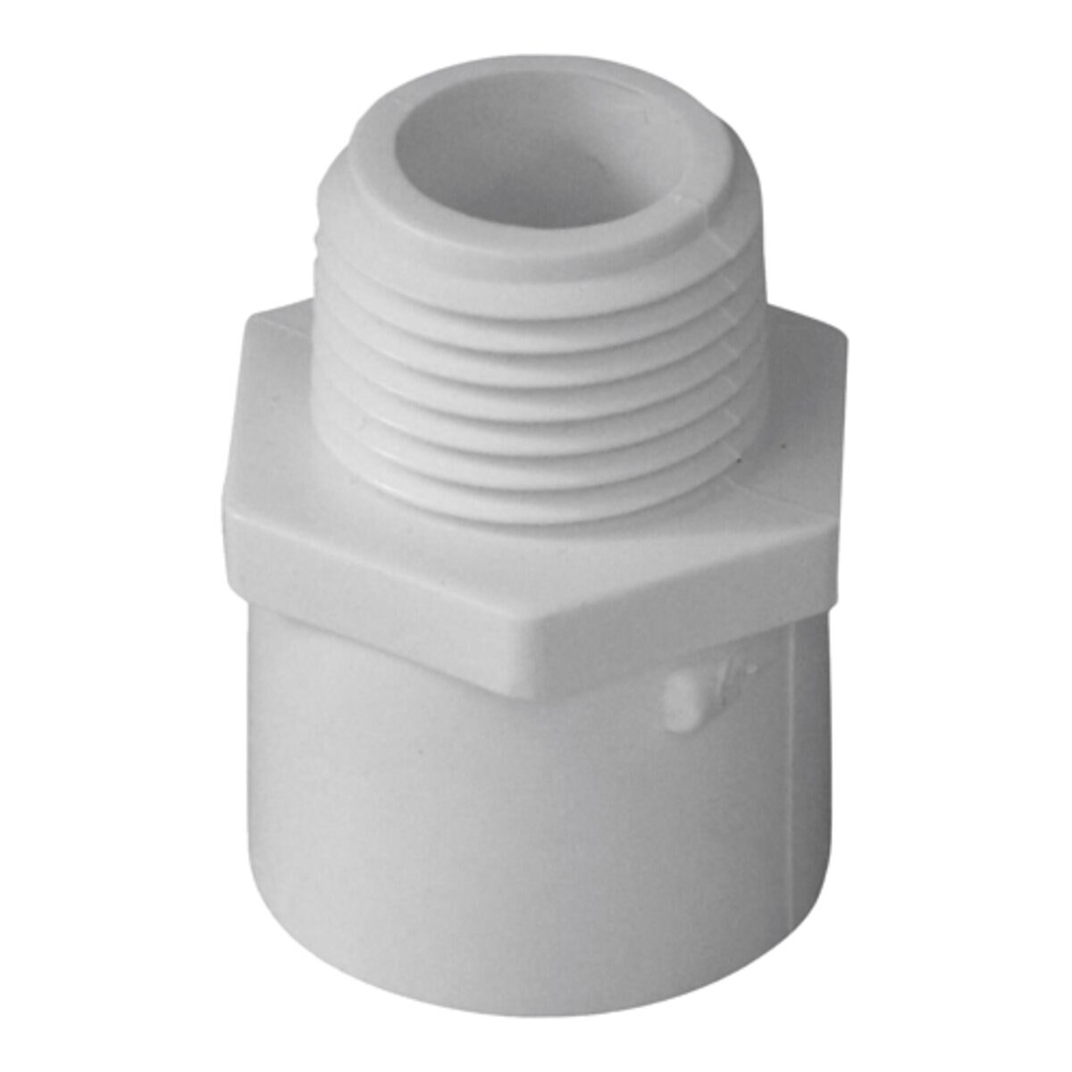 Sch 40 PVC Reducing Male Adapter 1 in. x 1-1/4 in. MIPT x Socket ...