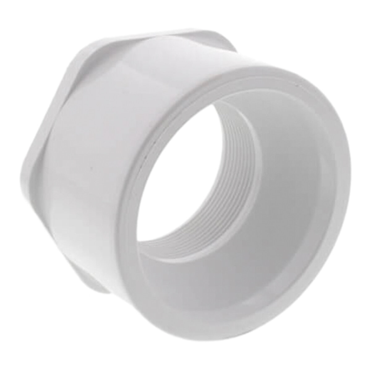 Sch 40 PVC Reducer Bushing Flush Style 3 in. x 2 in. Spigot x FIPT ...