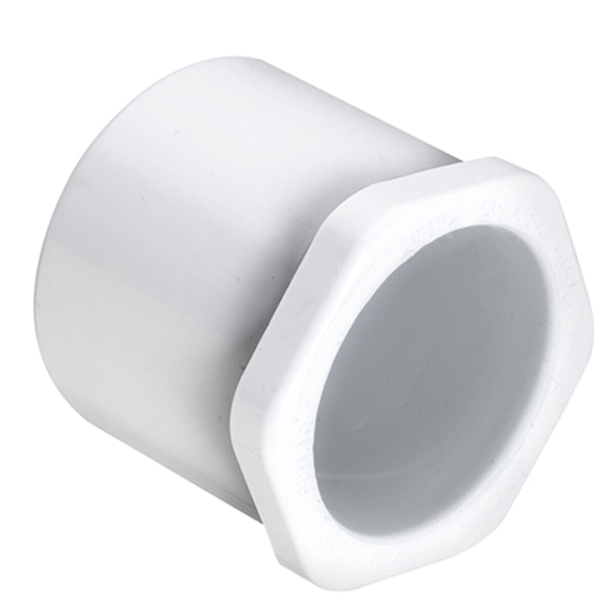 Sch 40 PVC Reducer Bushing Flush Style 10 in. x 8 in. Spigot x Socket ...
