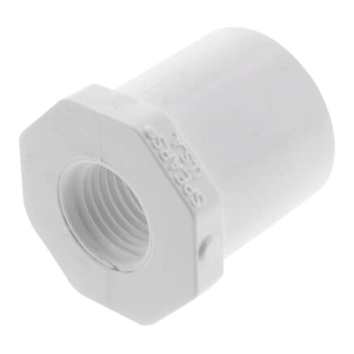 Sch 40 PVC Reducer Bushing Flush Style 2-1/2 in. x 1-1/2 in. Spigot x ...