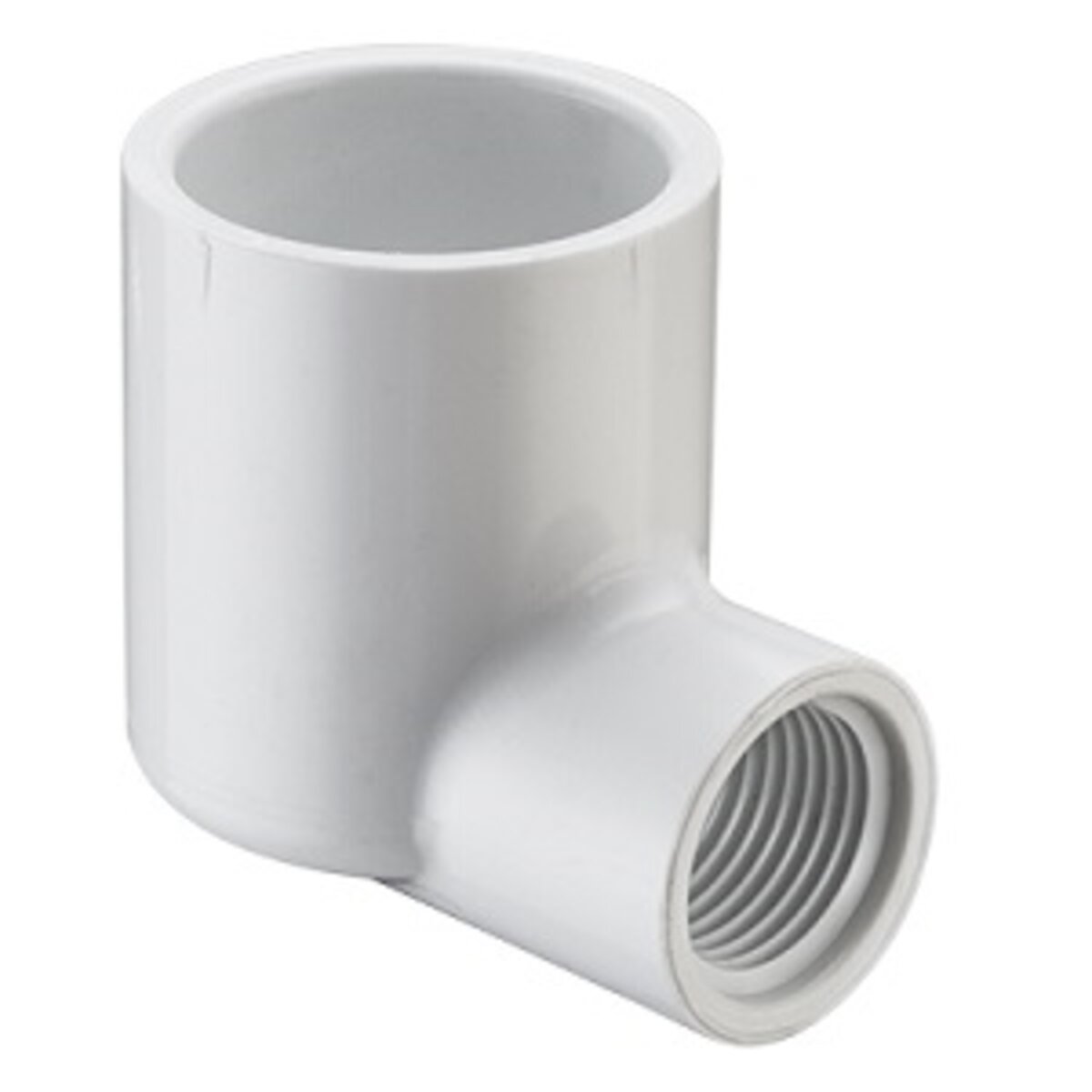 Sch 40 PVC 90 Degree Reducing Elbow 1 in. x 1/2 in. Socket x FIPT ...