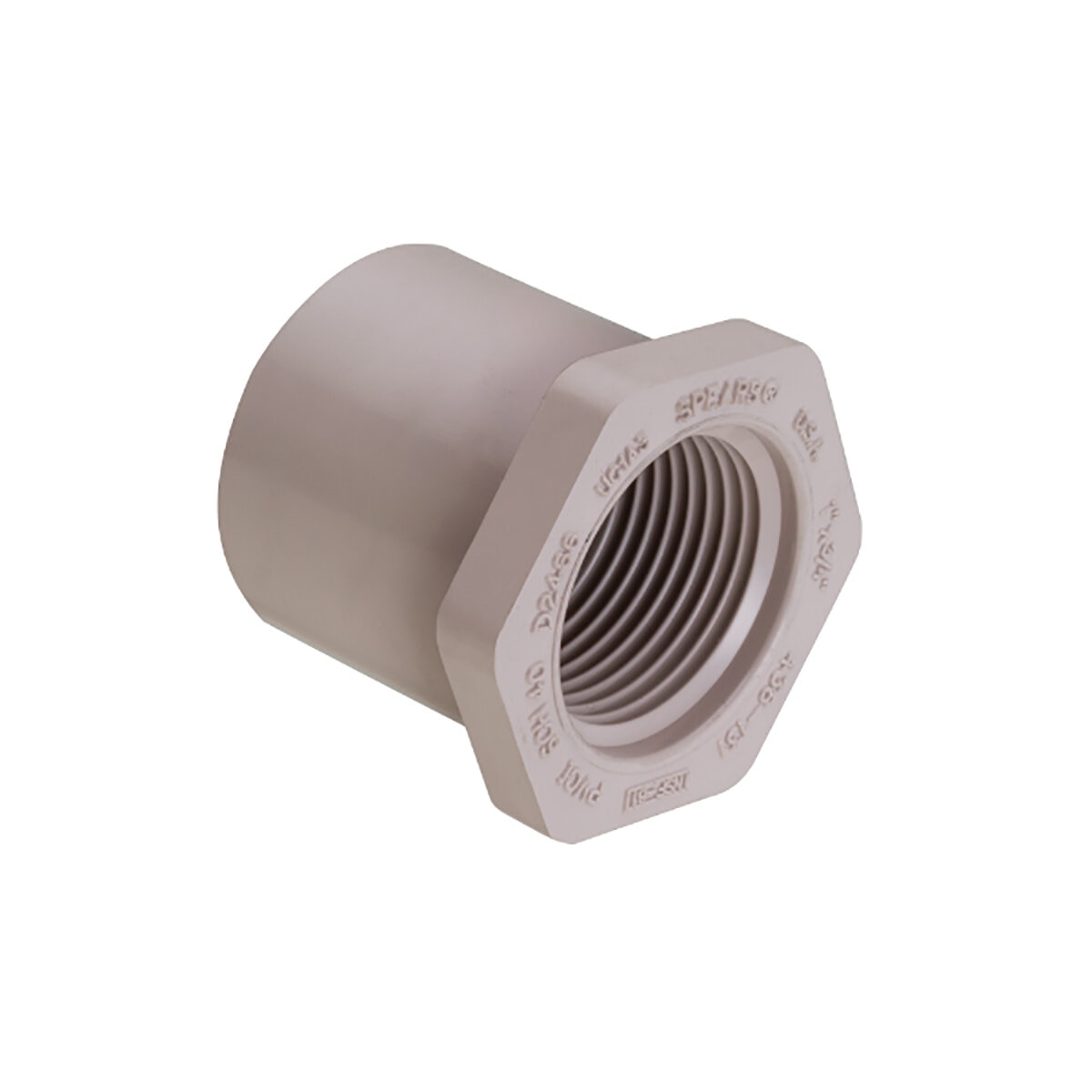 1 in. x 1/2 in. PVC UVR Reducing Bushing Spg X Fpt | SiteOne