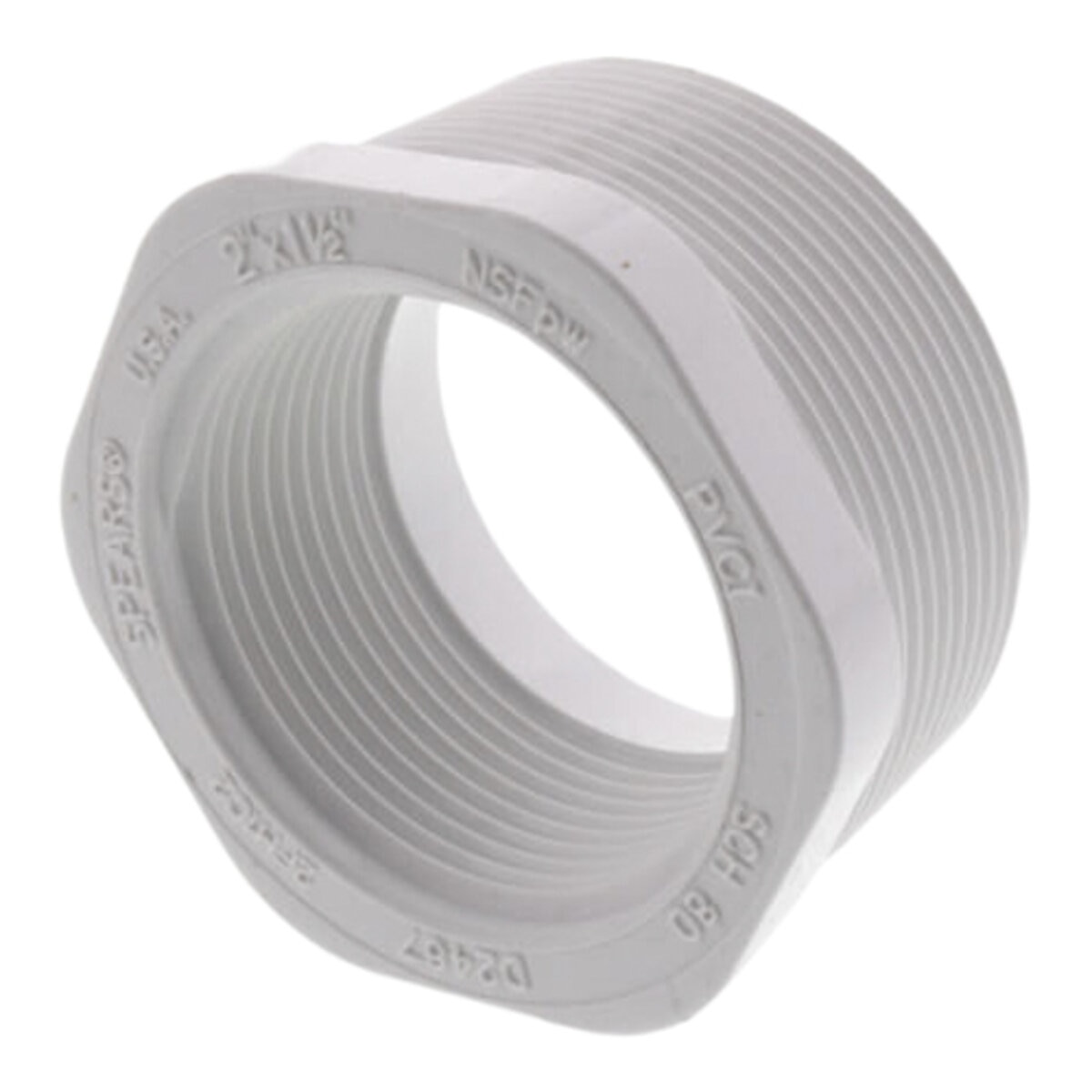 Sch 40 PVC Reducing Bushing 2 in. x 1-1/2 in. MIPT x FIPT | SiteOne US