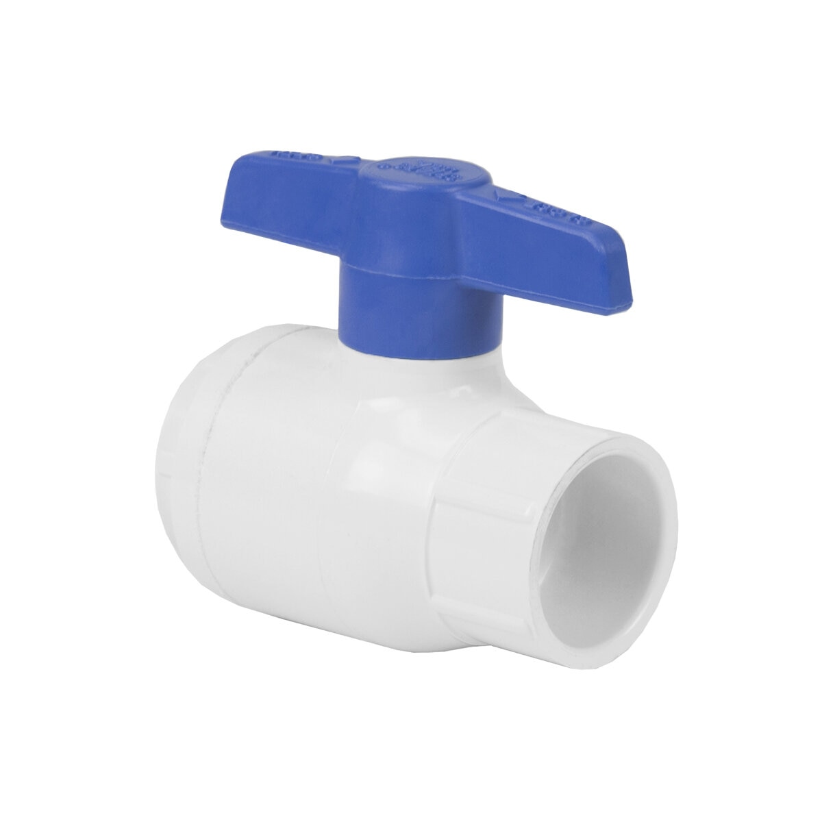 Spears Utility Gray PVC Ball Valve 1-1/4 in. Socket w/ Blue Handle ...