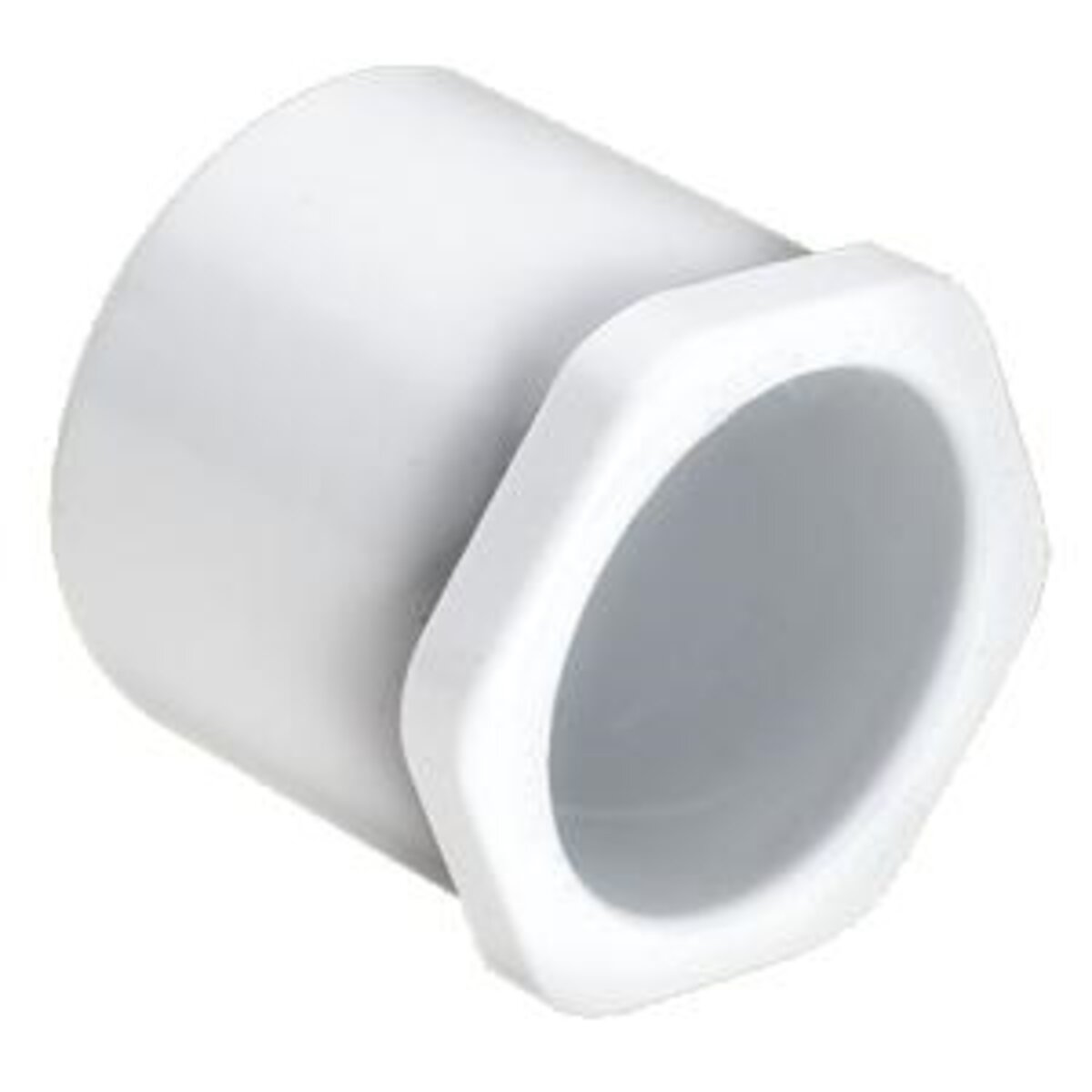 Sch 40 PVC Reducer Bushing Flush Style 3/4 in. x 1/2 in. Spigot x ...