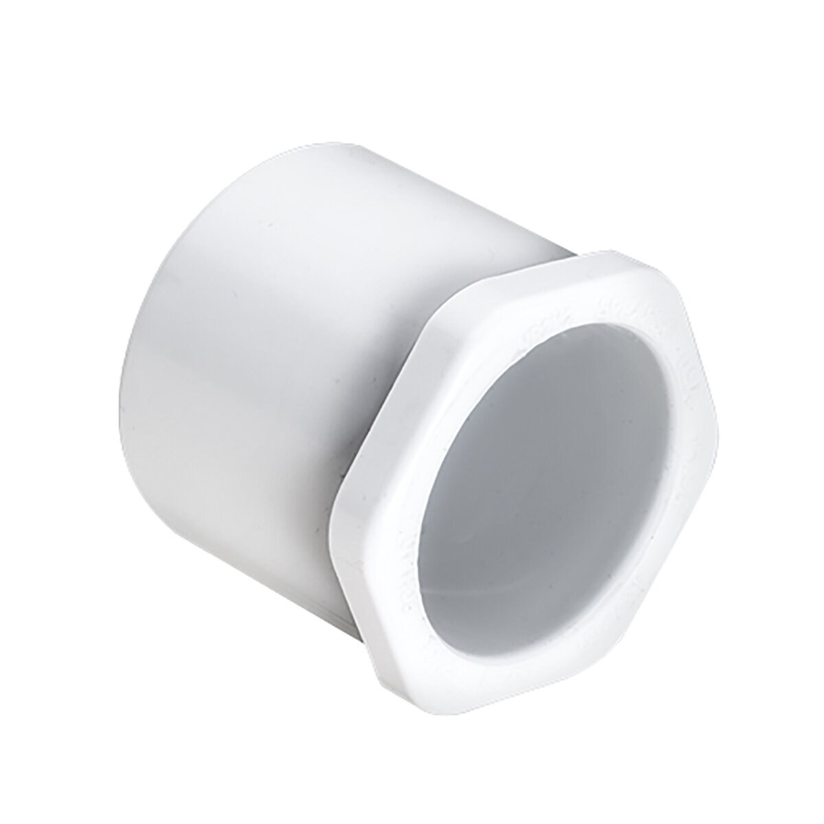 Sch 40 PVC Reducer Bushing Flush Style 1-1/4 in. x 1/2 in. Spigot x ...