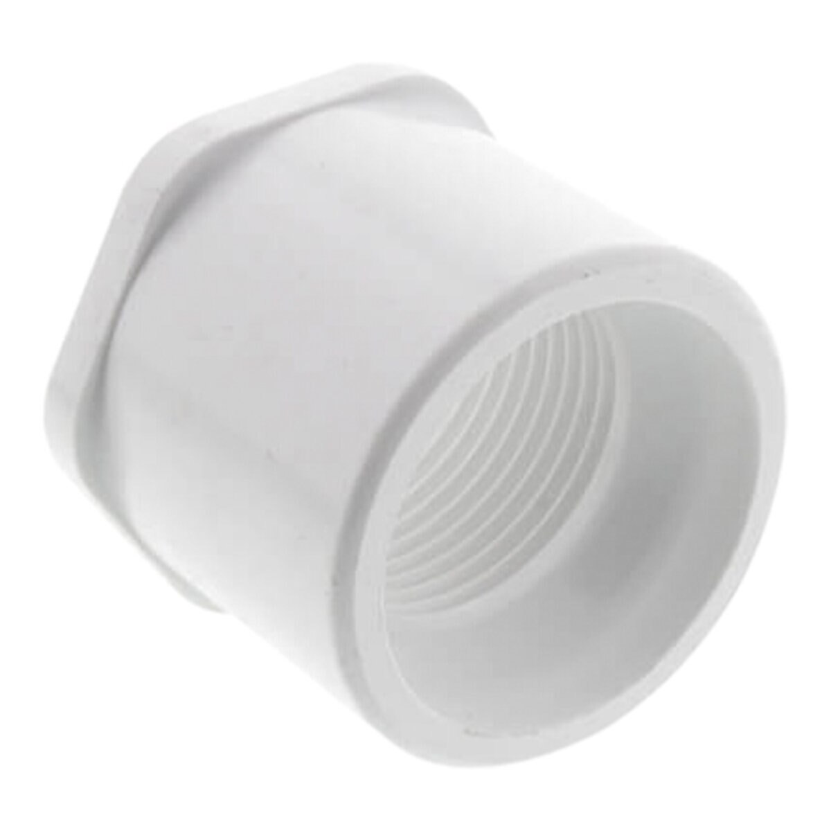 Sch 40 PVC Reducer Bushing Flush Style 1-1/4 in. x 1 in. Spigot x FIPT ...