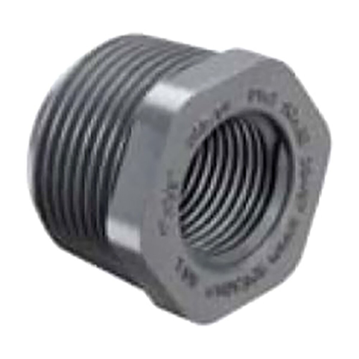 Spears Reducing Bushing Sch 80 PVC 1-1/4 in. x 3/4 in. Mpt x Fpt ...