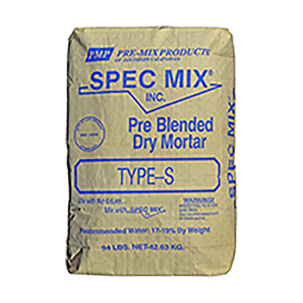 Spec Mix Type S Mortar #210 White Frost 94 lb. (35/pallet) | SiteOne US