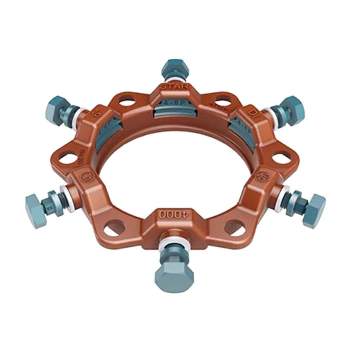 4000 Series Stargrip MJ Restraint 6 in. w/ Transition Bolt Pack ...