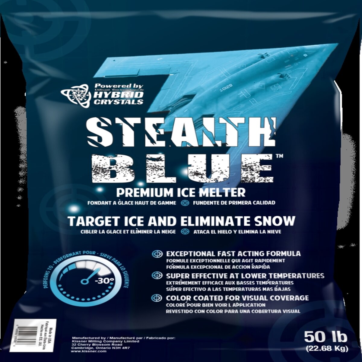 Kissner Stealth Blue Granular Ice Melt (Bag 50 lb.) | SiteOne US