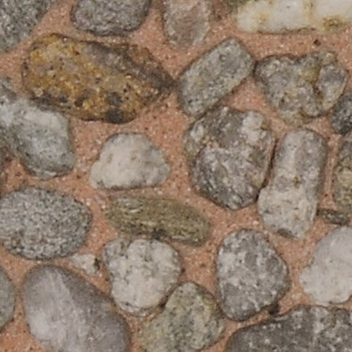 Stepstone Del Rio Exposed Aggregate Paver Santa Fe Buff 16 in. Round ...