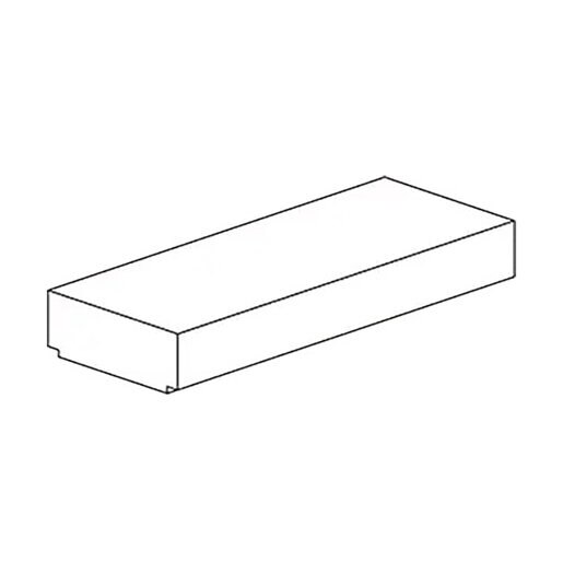 Stepstone Square Modular Wall Cap End Porcelain 9 1/4 in. x 24 in ...