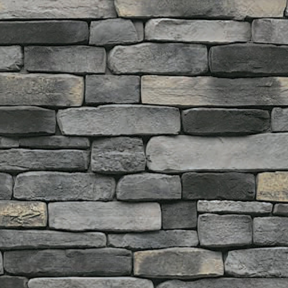 Stonecraft Small Box Ledgestone Flats Kingsford Gray (15 sq. ft./box ...