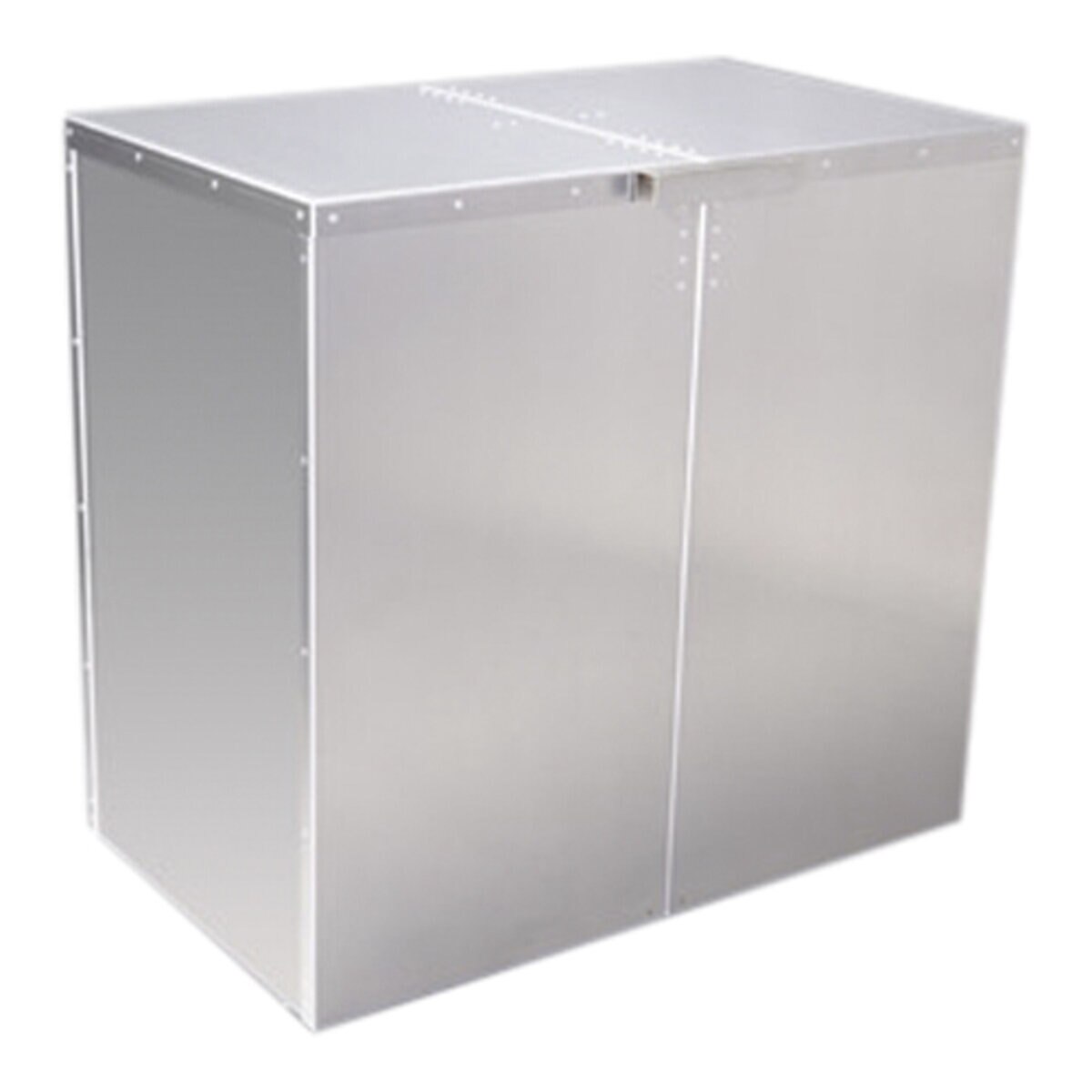 StrongBox Backflow Enclosure Hinged 2-pc High Profile Aluminum 60 in. L ...