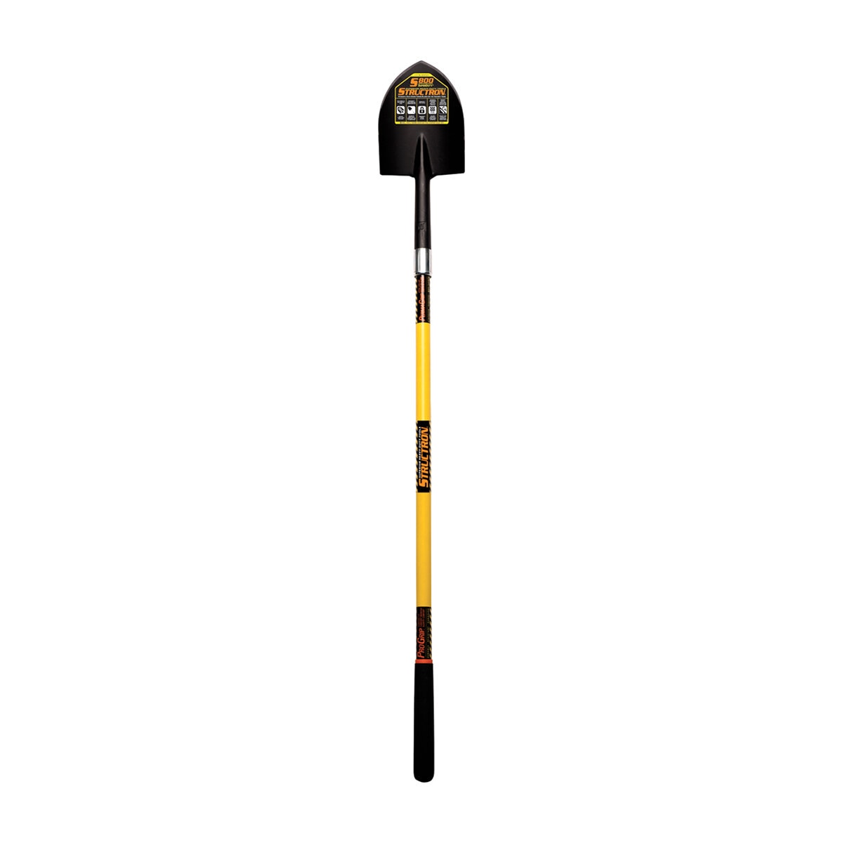 Structron S800 Closed Back Irrigation Shovel 10 Gauge 7-1/2 in. x 9-1.2 ...