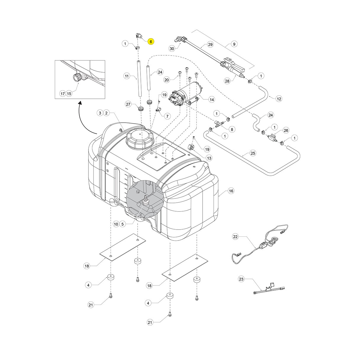 3/8NPT x 3/8 Barb Elbow | SiteOne