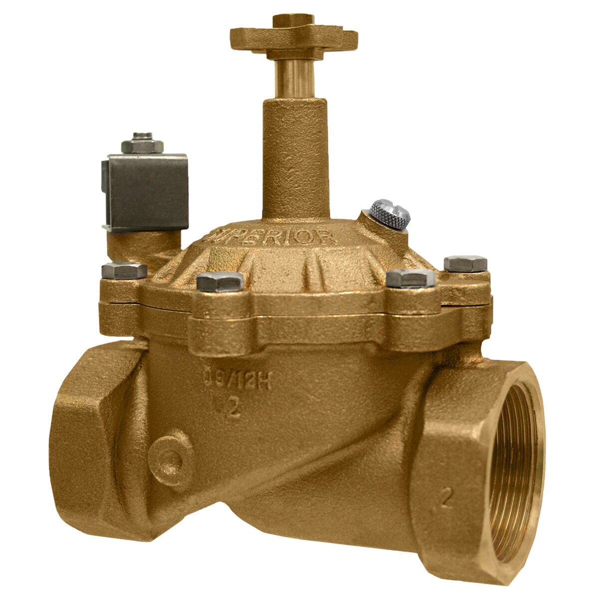 Superior Globe Valve 950 Brass 2 in. w/ Flow Control FIPT x FIPT ...