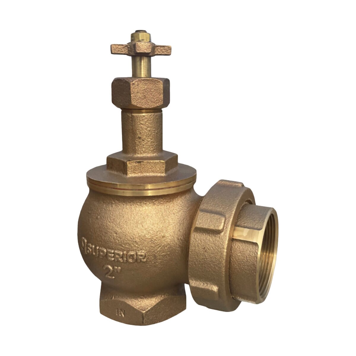 SUPERIOR 2 in. ANGLE VALVE;BRASS W/ UNION | SiteOne US