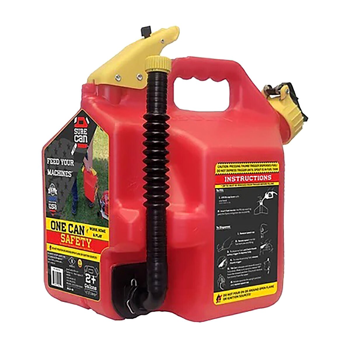 SureCan Gas Can 2.2 gal. Rotating Nozzle Thumb Trigger | SiteOne US