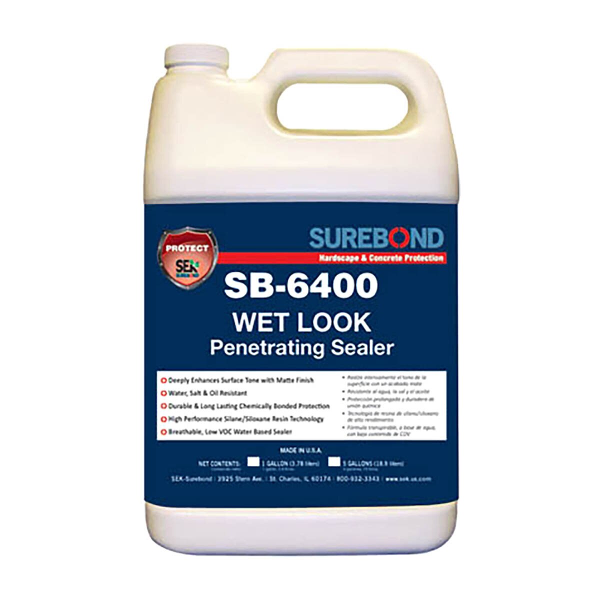 Surebond Wet Look Penetrating Sealer 5 gal. Pail | SiteOne