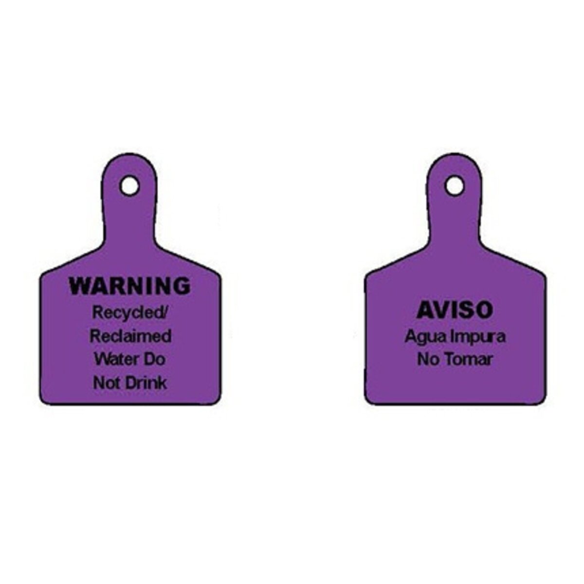 Reclaimed Purple Valve Id Tags Numbered Tchristy | SiteOne US