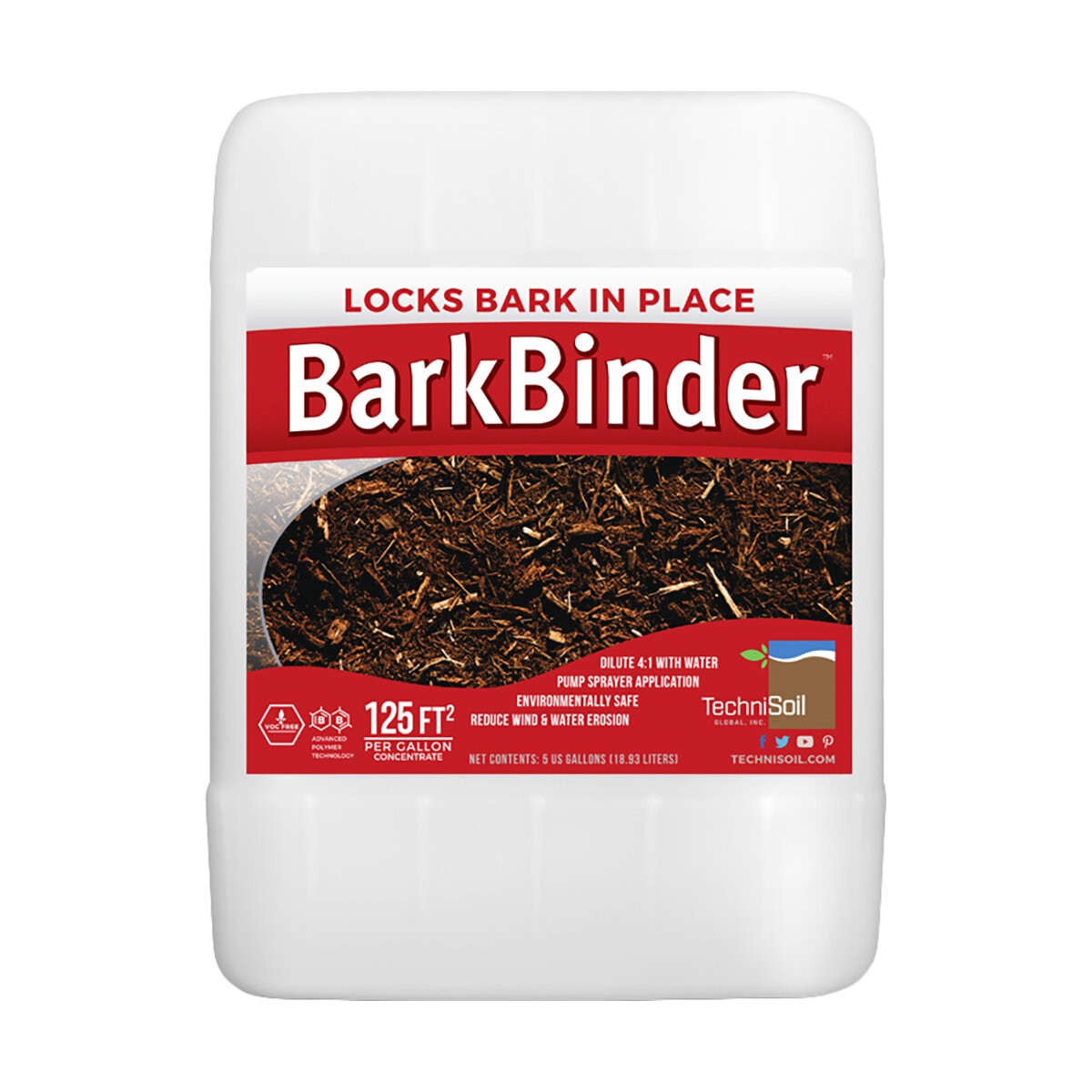 Technisoil Bark Binder Stabilizer 5 gal | SiteOne US