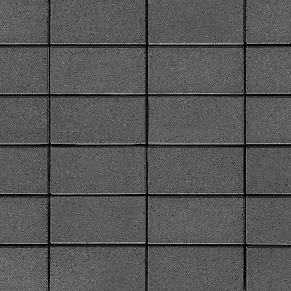 Techo-Bloc Blu 80 Paver Smooth Onyx Black 6 in. x 13 in. 80 mm (84.4 sq ...
