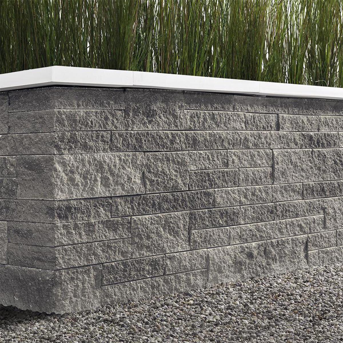 Techo-Bloc Mini-Creta Pillar Shale Grey 24 in. x 6 in. | SiteOne