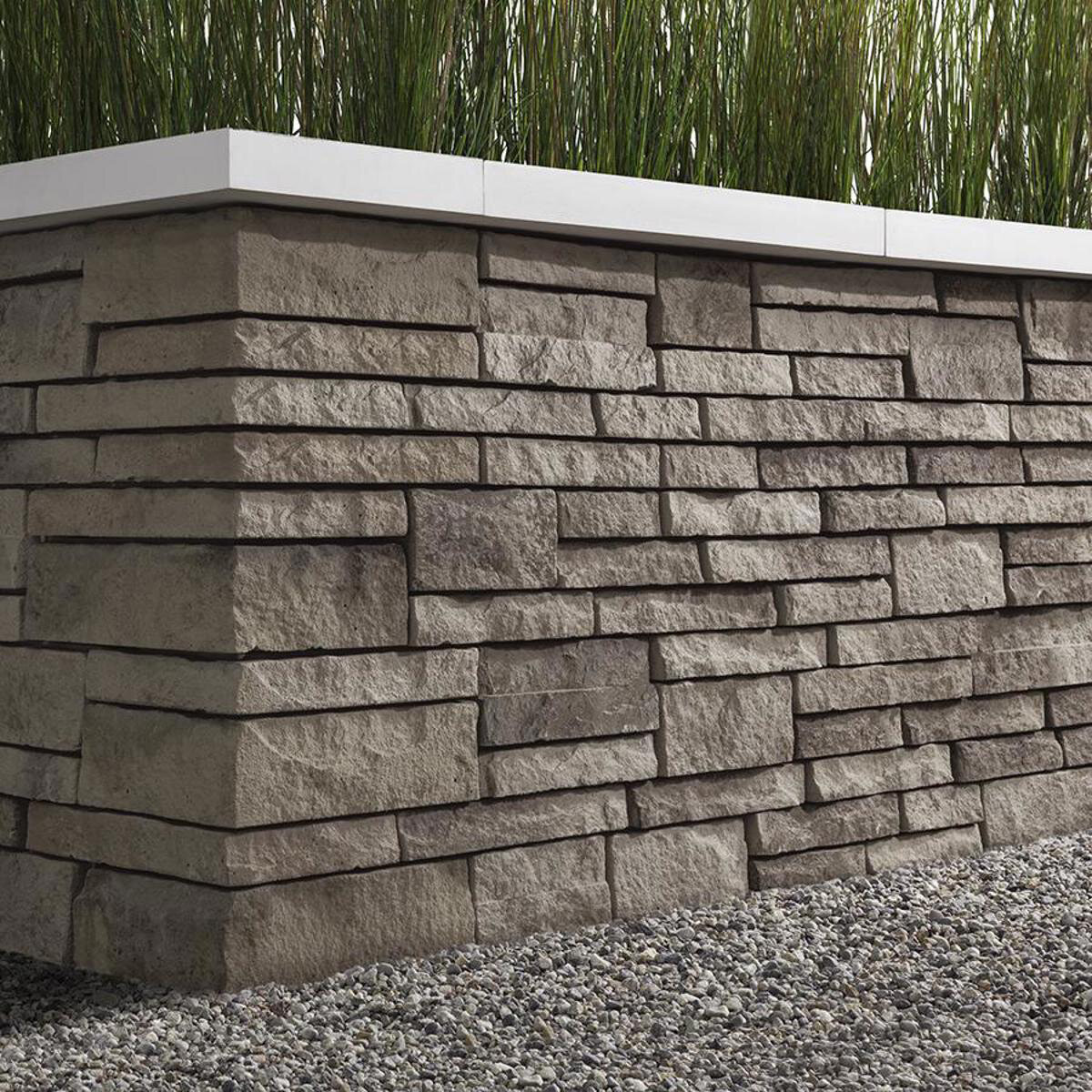 Techo-Bloc Prescott Corner/Pillar Rock Garden Brown 2.25 in. 2-1/4 in ...
