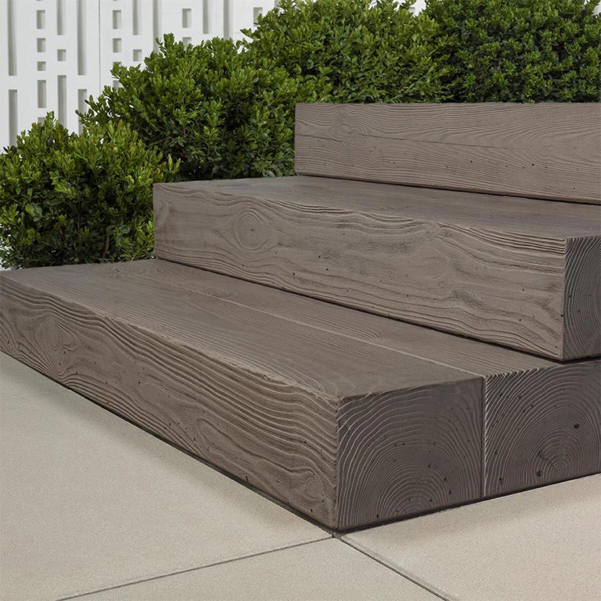 Techo-Bloc Borealis Stone Step Smoked Pine 6 in. x 48 in. x 16 in. (8 ...