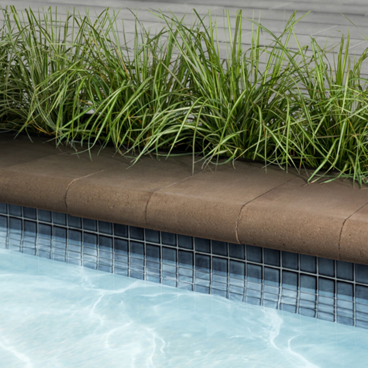 Techo-Bloc Bullnose Wall Cap/Coping Smooth Chestnut Brown 60 mm (180 pc ...