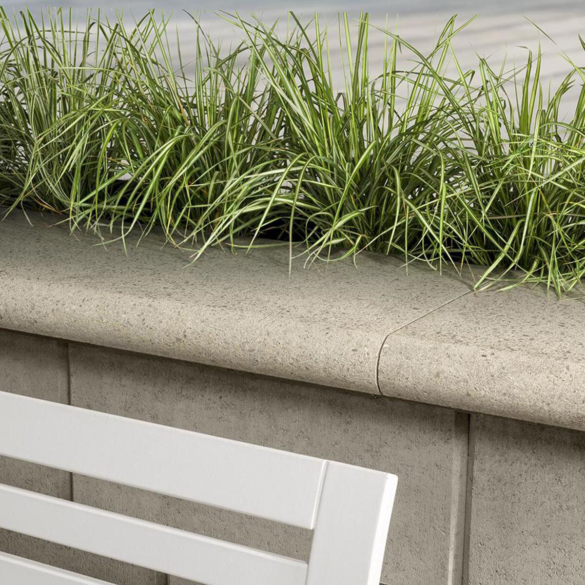 Techo-Bloc Bullnose Grande Polished Cap/Coping Beige Cream (12 pc ...