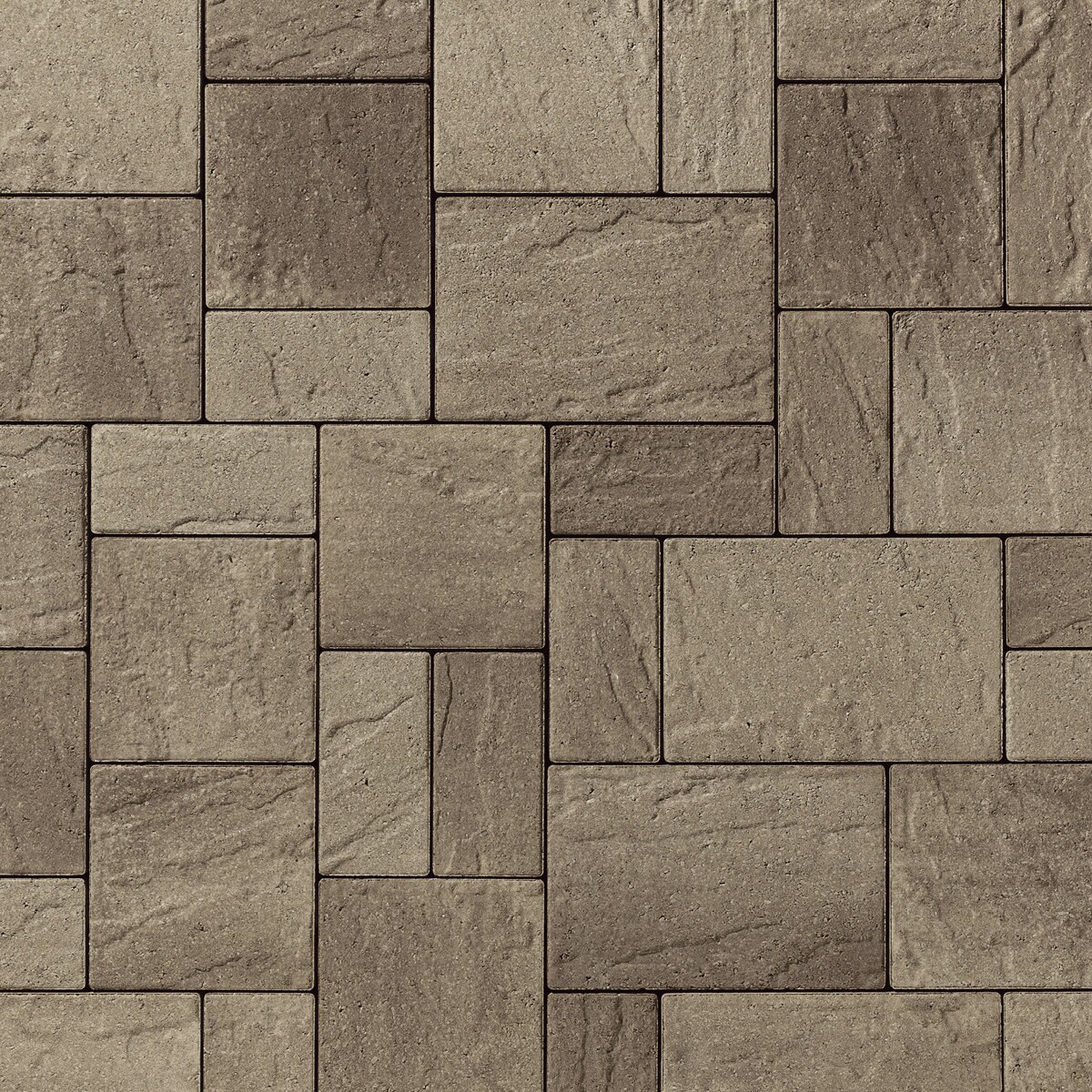 Techo-Bloc Eva Paver Slate Chestnut Brown (132.48 sq. ft./pallet ...