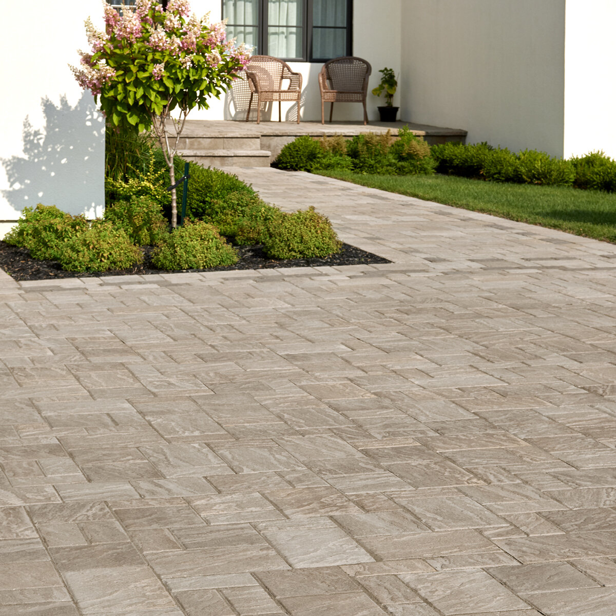Techo-Bloc Eva Paver Slate Chestnut Brown (132.48 sq. ft./pallet ...
