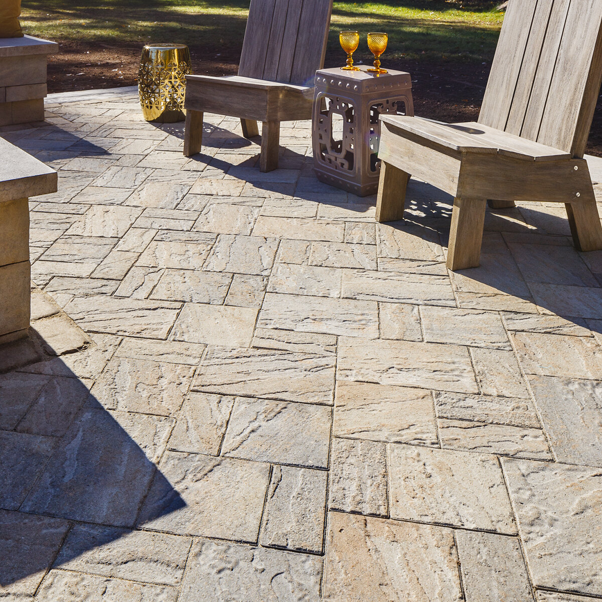 Techo-Bloc Eva Paver Slate Sandlewood (132.48 sq. ft./pallet) | SiteOne US
