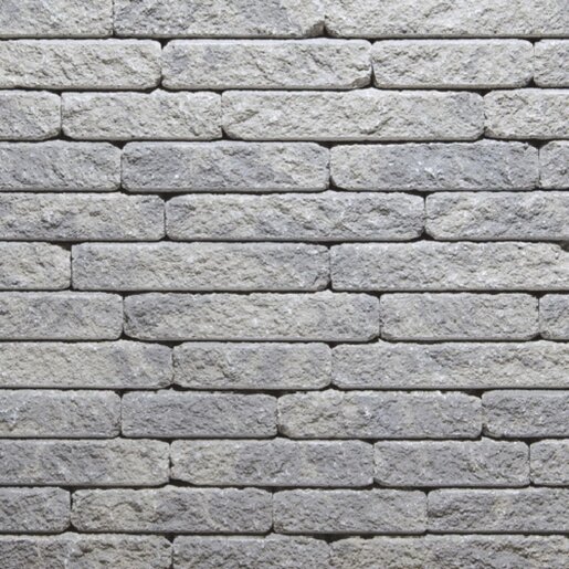 Techo-Bloc Mini-Creta Wall Block Double-Sided Shale Grey 6 in. (30 sq ...
