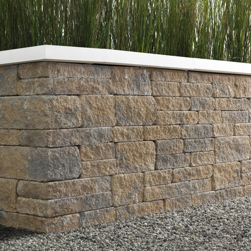 Techo-Bloc Mini-Creta Architectural Pillar Sandlewood 24 in. x 6 in ...