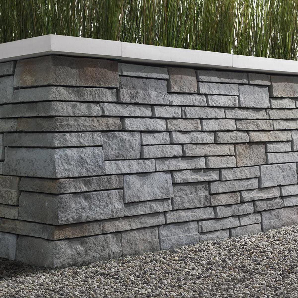 Techo-Bloc Prescott Wall Riviera 2.25 in. 2-1/4 in. x 9-13/16 in. (27 ...