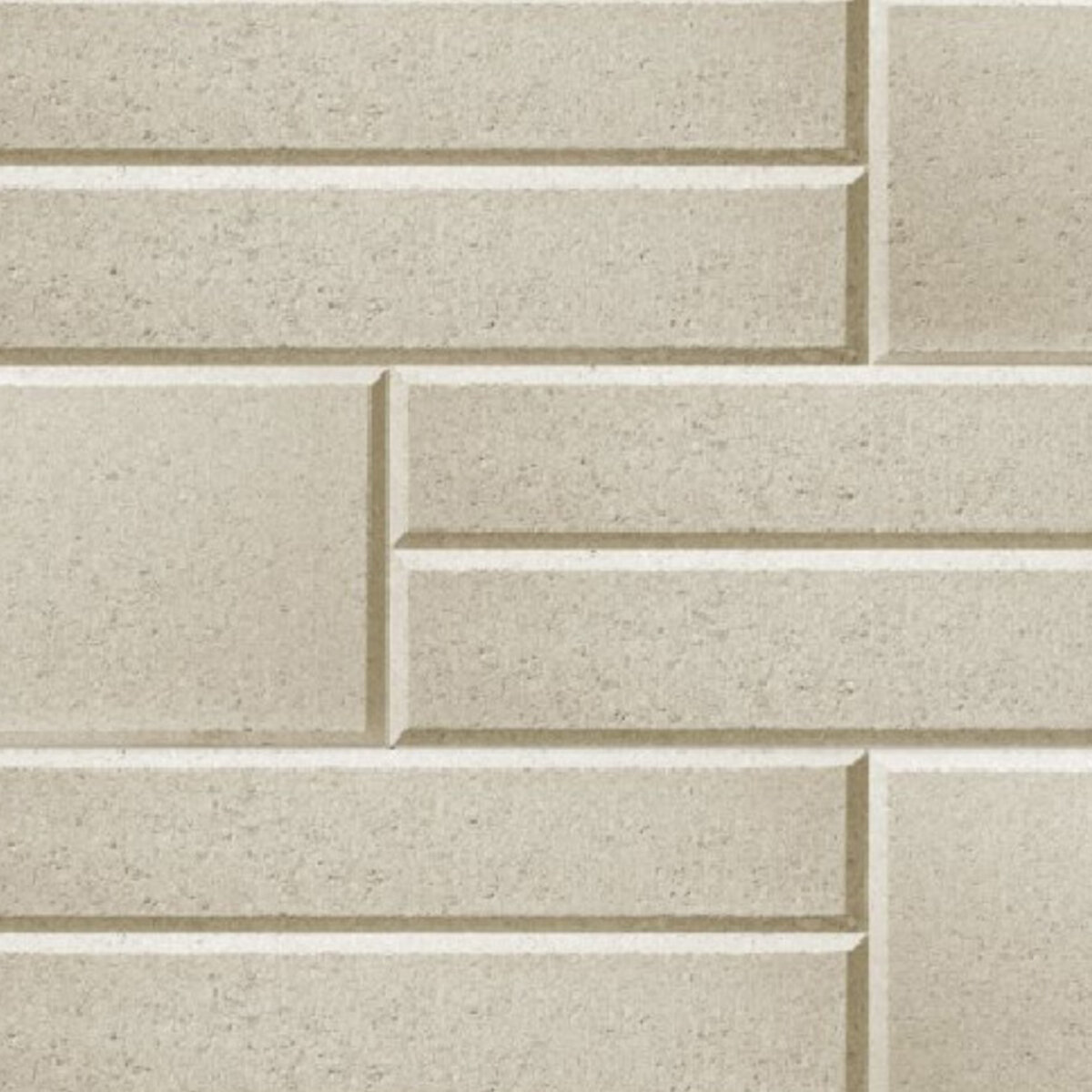 Techo-Bloc Raffinato 90 Wall Unit Smooth Beige Cream 90 mm 3-9/16 in. x ...