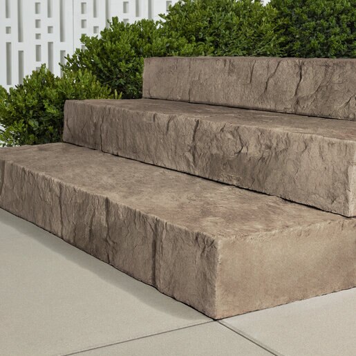 Techo-Bloc Rocka Step Baja Beige 60 in. 6 in. x 15-1/4 in. - 14-5/8 in ...