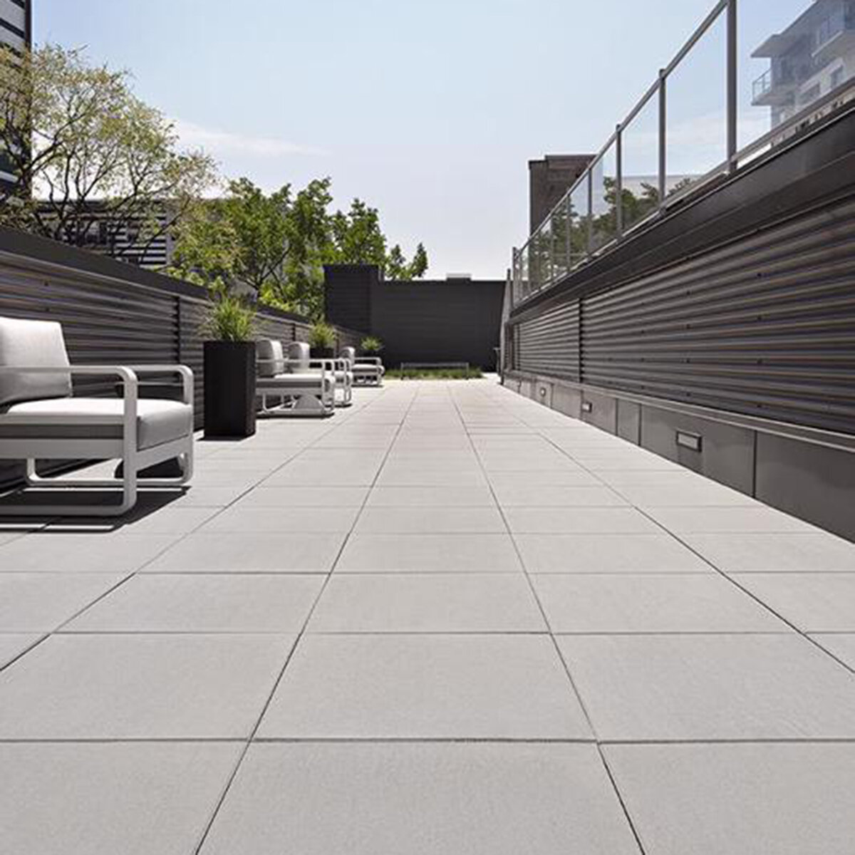Techo-Bloc Industria Slab Smooth HD2 600 mm x 600 mm x 60 in. Greyed ...