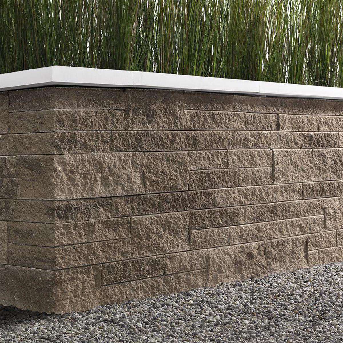 Techo-Bloc Mini-Creta Architectural Pillar Chestnut Brown 24 in. x 3 in ...